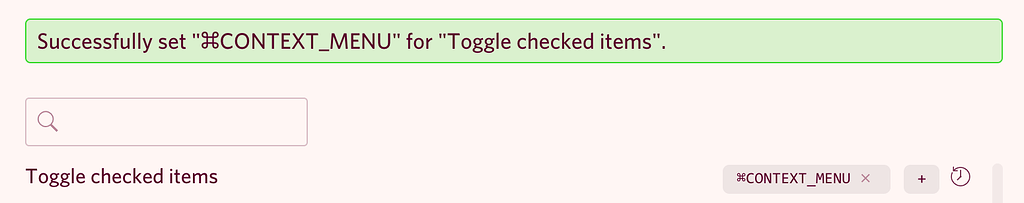 Trying to set keyboard shortcut adds for CONTEXT_MENU - 🐛Bugs - Dynalist Forum