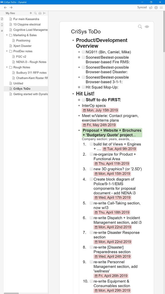 List reverts to really old version, but version history shows correct - 🐛Bugs - Dynalist Forum