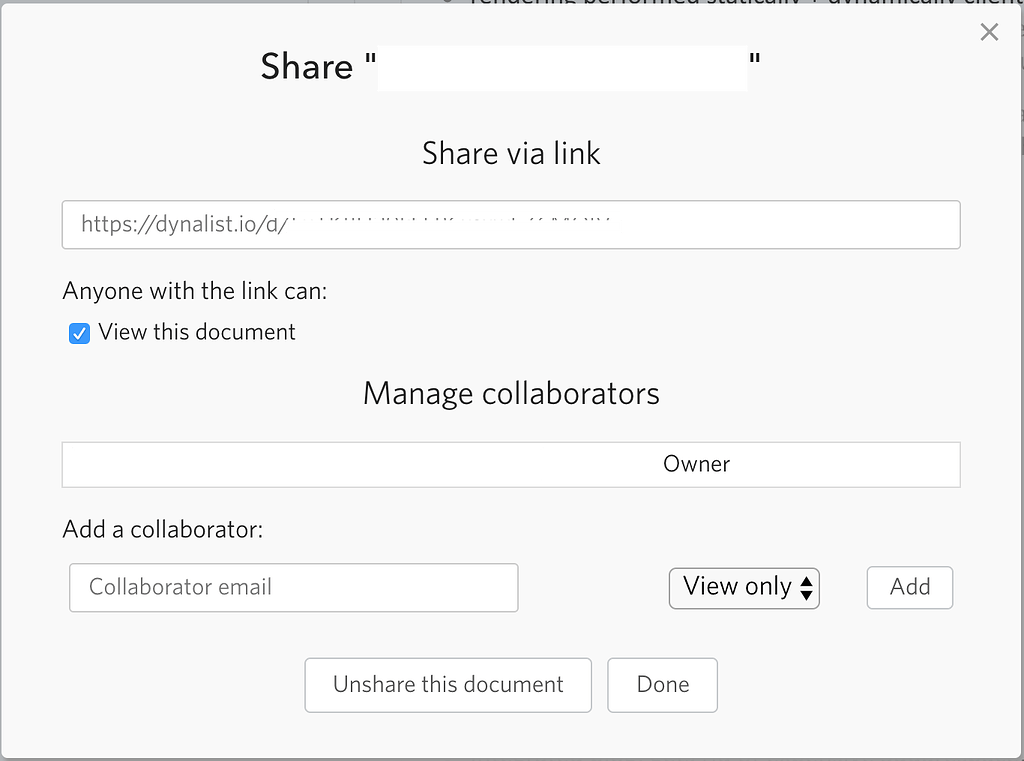 Read-only link sharing does not work by default - 🐛Bugs - Dynalist Forum