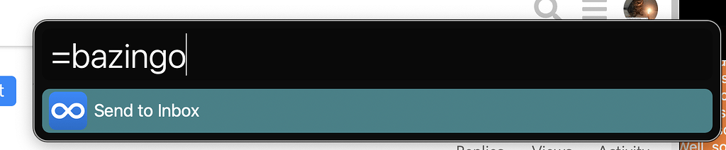 Add to inbox on Mac, via Spotlight replacement (Alfred) - 🌈Share & Showcase - Dynalist Forum