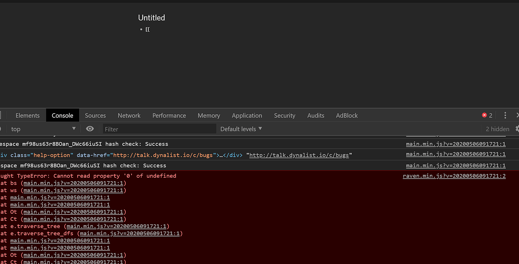 Link to item with [[ not working on chrome and Edge - 🐛Bugs - Dynalist Forum