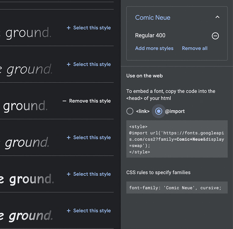 Total Newbie - Custom Font CSS with Google Fonts - Help - Dynalist Forum