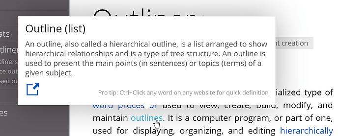 Hover over popup for internal links - 🌟Features - Dynalist Forum