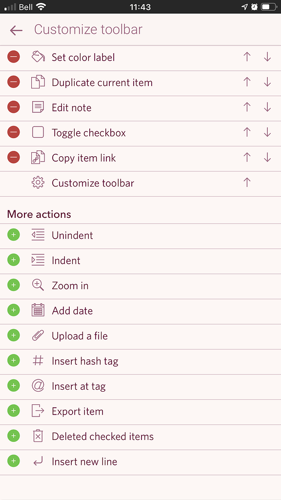 Zoom Out button on mobile - 🌟Features - Dynalist Forum