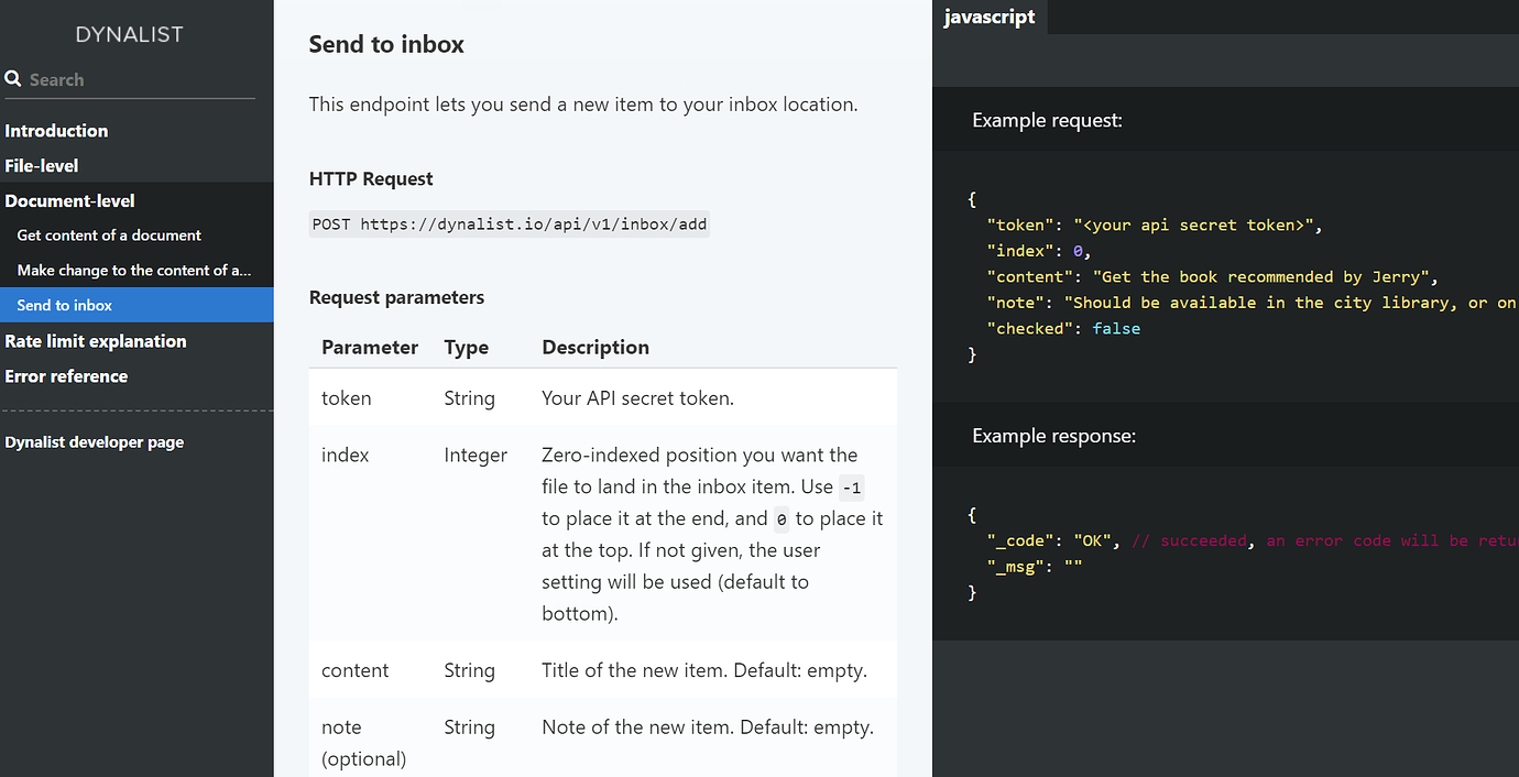 Quick add to Dynalist inbox using AutoHotKey - 🌈Share & Showcase - Dynalist Forum