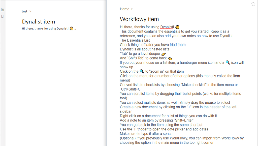 Automatically show the entire note when - 🌟Features - Dynalist Forum
