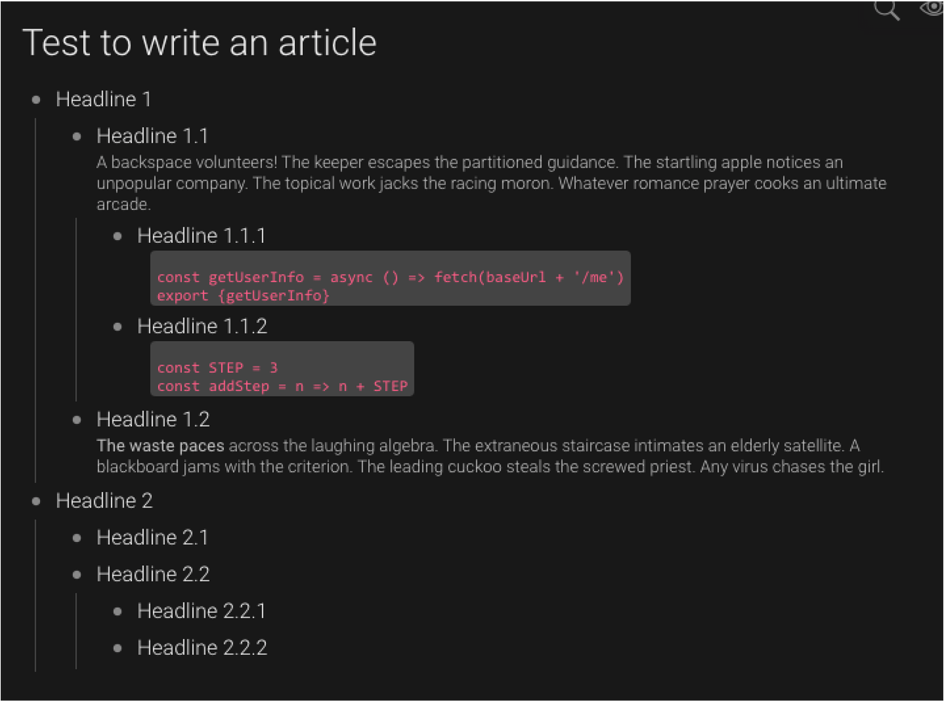 What's the best way to use dynalist to write an article - Help ...