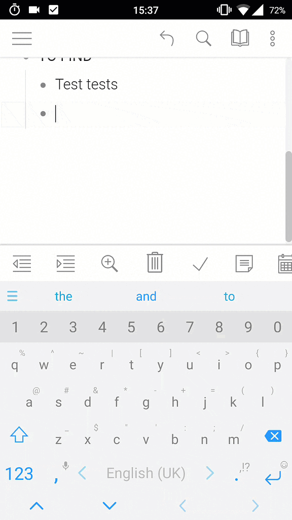Typing Bug On Android App 🐛bugs Dynalist Forum 