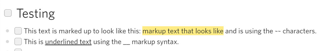 Highlighting and underlining (CSS Hack) - 🌈Share & Showcase - Dynalist Forum