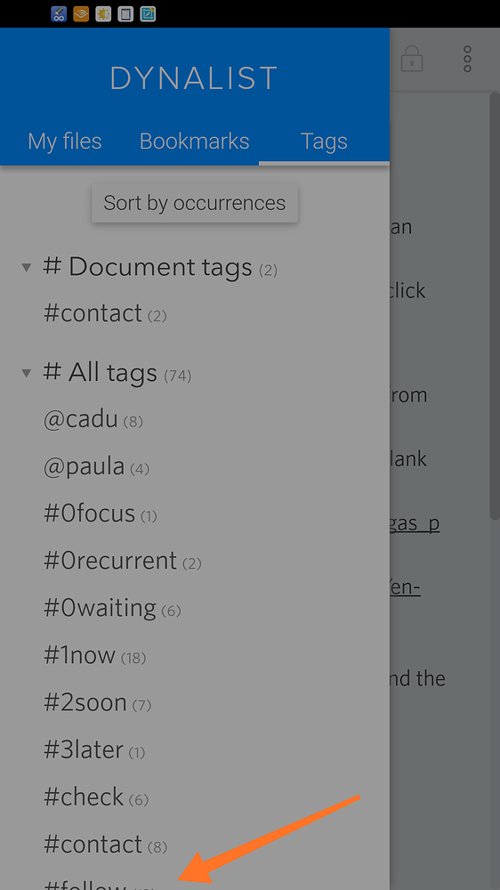 Dynalist Android: Last tag name in the bottom is always being cut - 🐛Bugs - Dynalist Forum