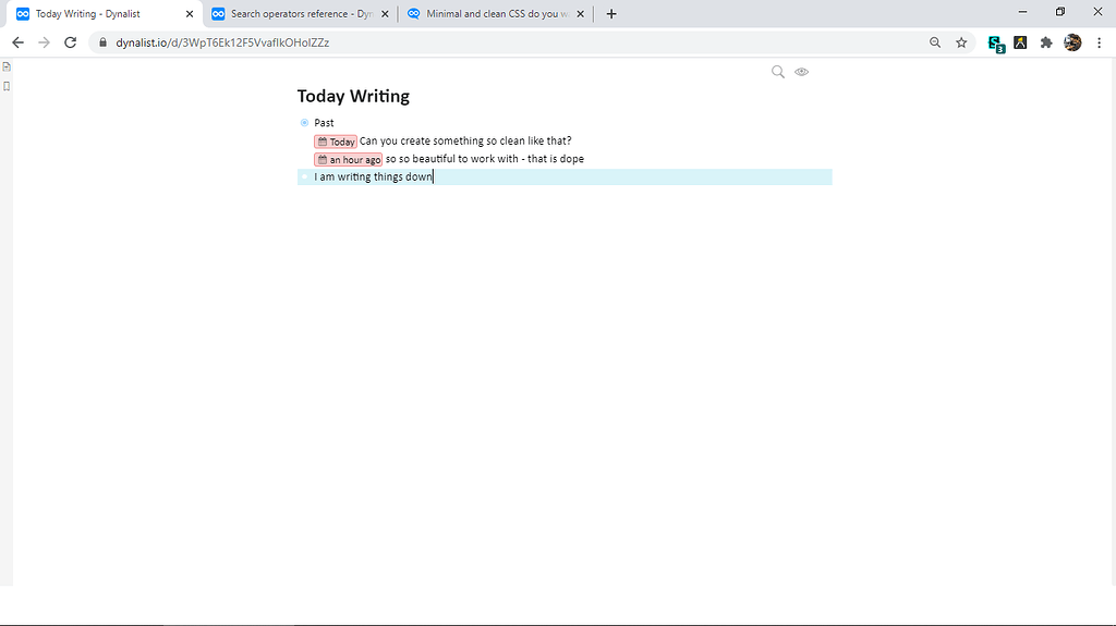 Minimal and clean CSS do you want that? - 🌈Share & Showcase - Dynalist Forum