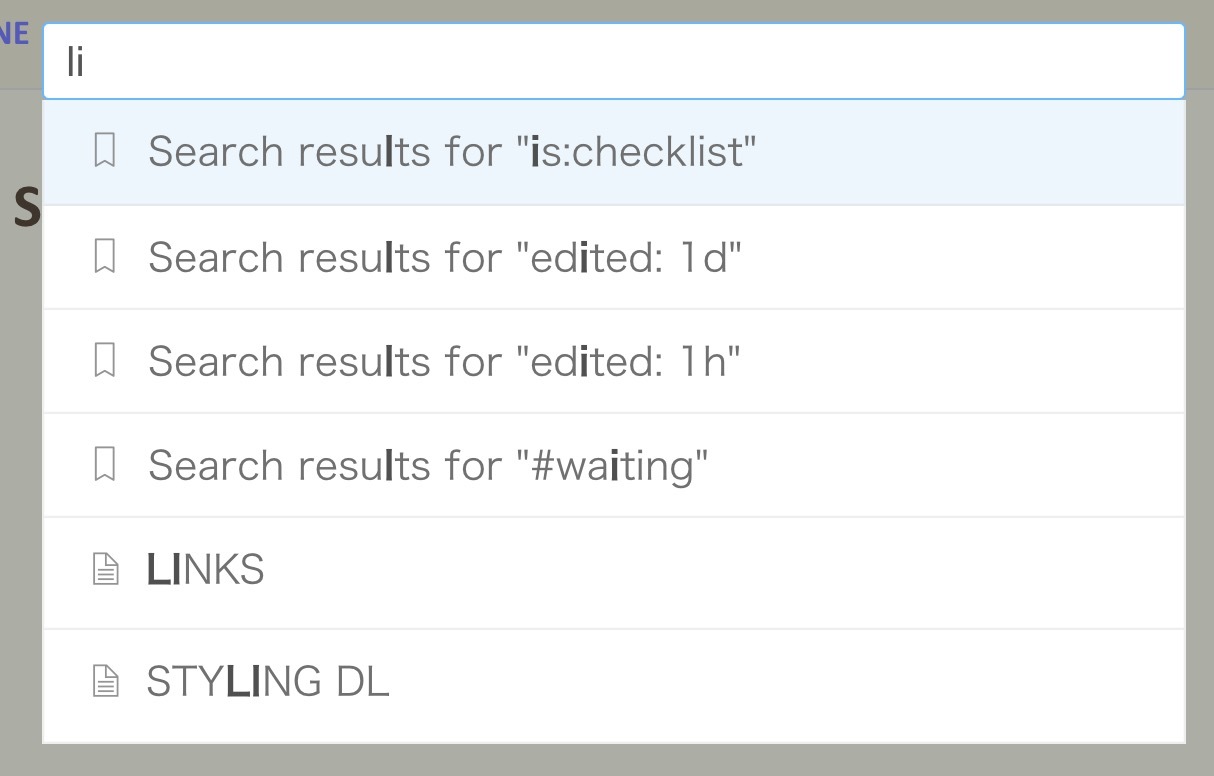 File Pane Search detects and displays letters in "Search in - 🐛Bugs - Dynalist Forum